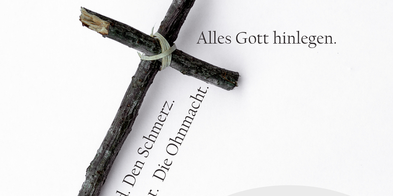 Kreuz hinlegen